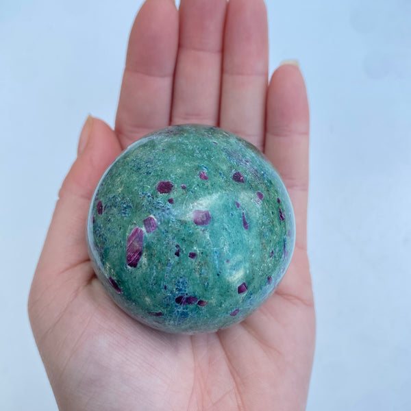 Ruby Fuchsite Sphere - Botanicalife